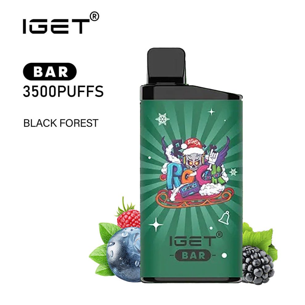 iGET Bar Vape 3500 Puff Black Forest - thevapebar.com.au iGET Bar Vape 3500 Puff Black Forest - thevapebar.com.au